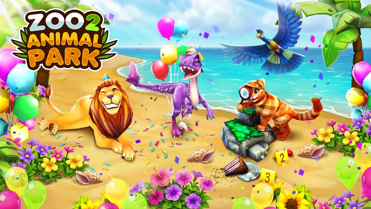 MMOGames.com | The Upjers Anniversary Begins in Zoo 2: Animal Park