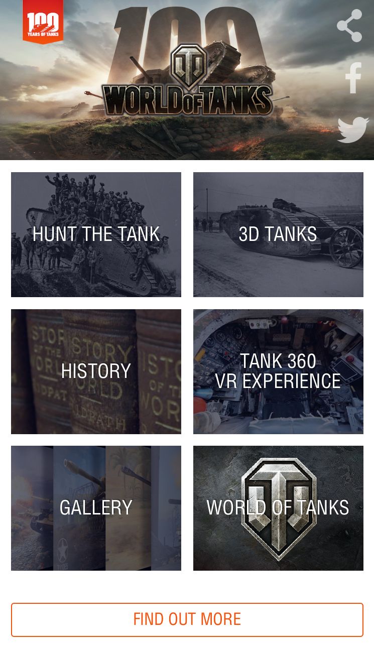 MMOGames.com | Wargaming Launches Virtual Mark I Tank App