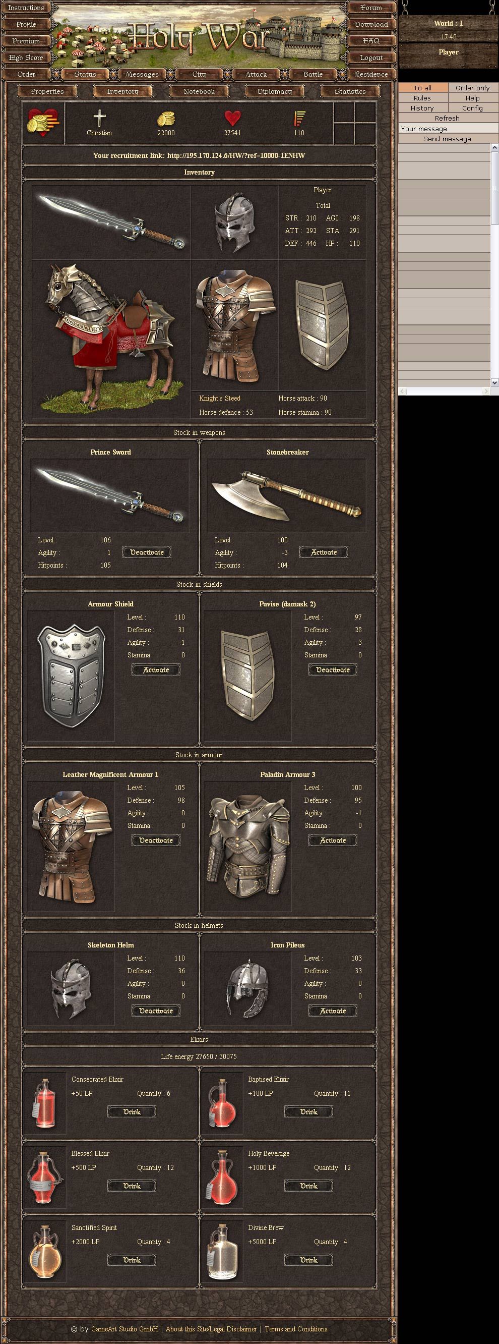 Holy War - MMOGames.com