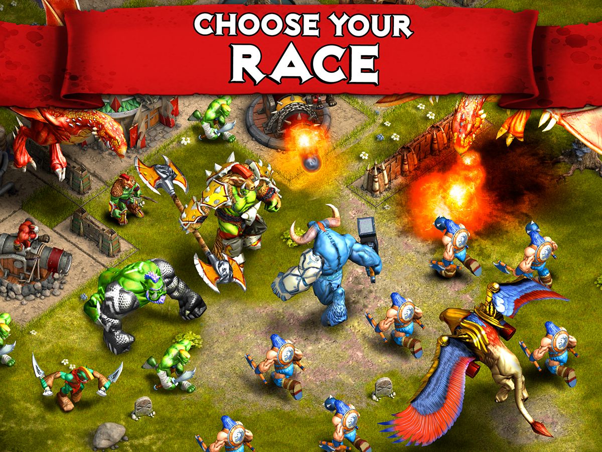 Heroes of War: Orcs vs Knights - MMOGames.com